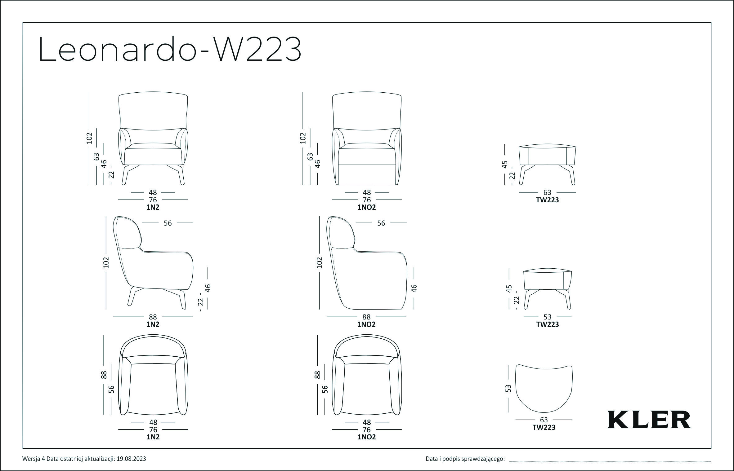 Fotel KLER Leonardo W223 | sklep KLER