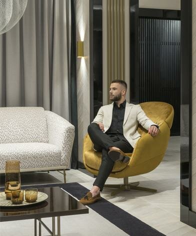 Cornetta - kolekcja foteli do salonu marki KLER | KLER